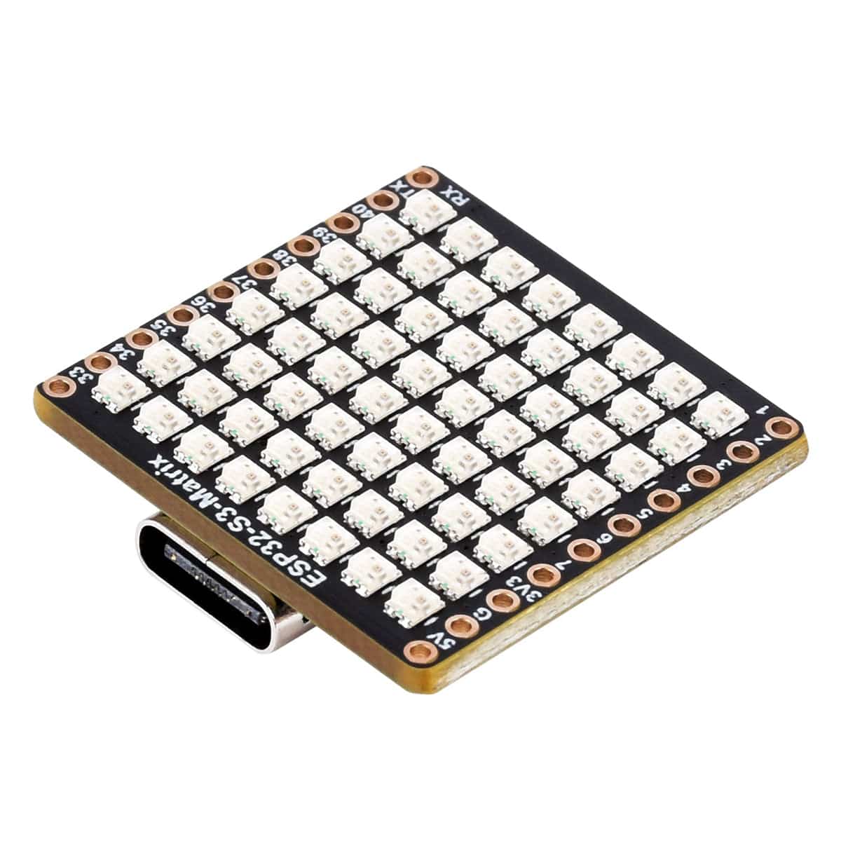 Esp32 S3 Development Board With 8 X 8 Rgb Led Matrix The Pi Hut