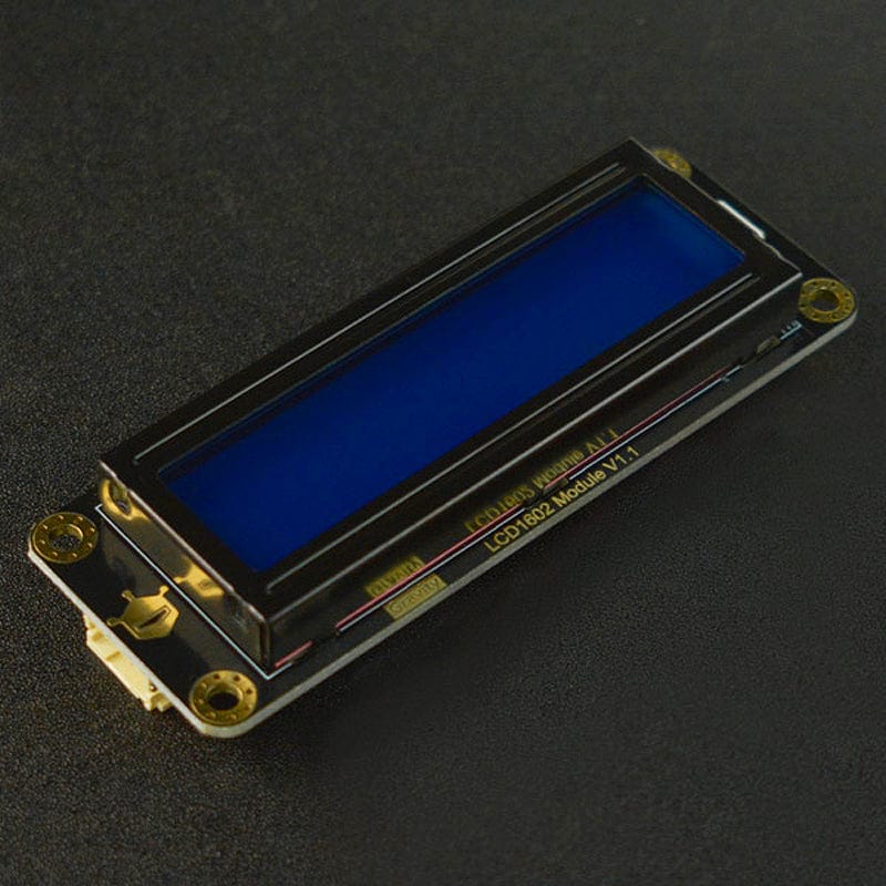Gravity I2c Lcd1602 Arduino Lcd Display Module Blue The Pi Hut 