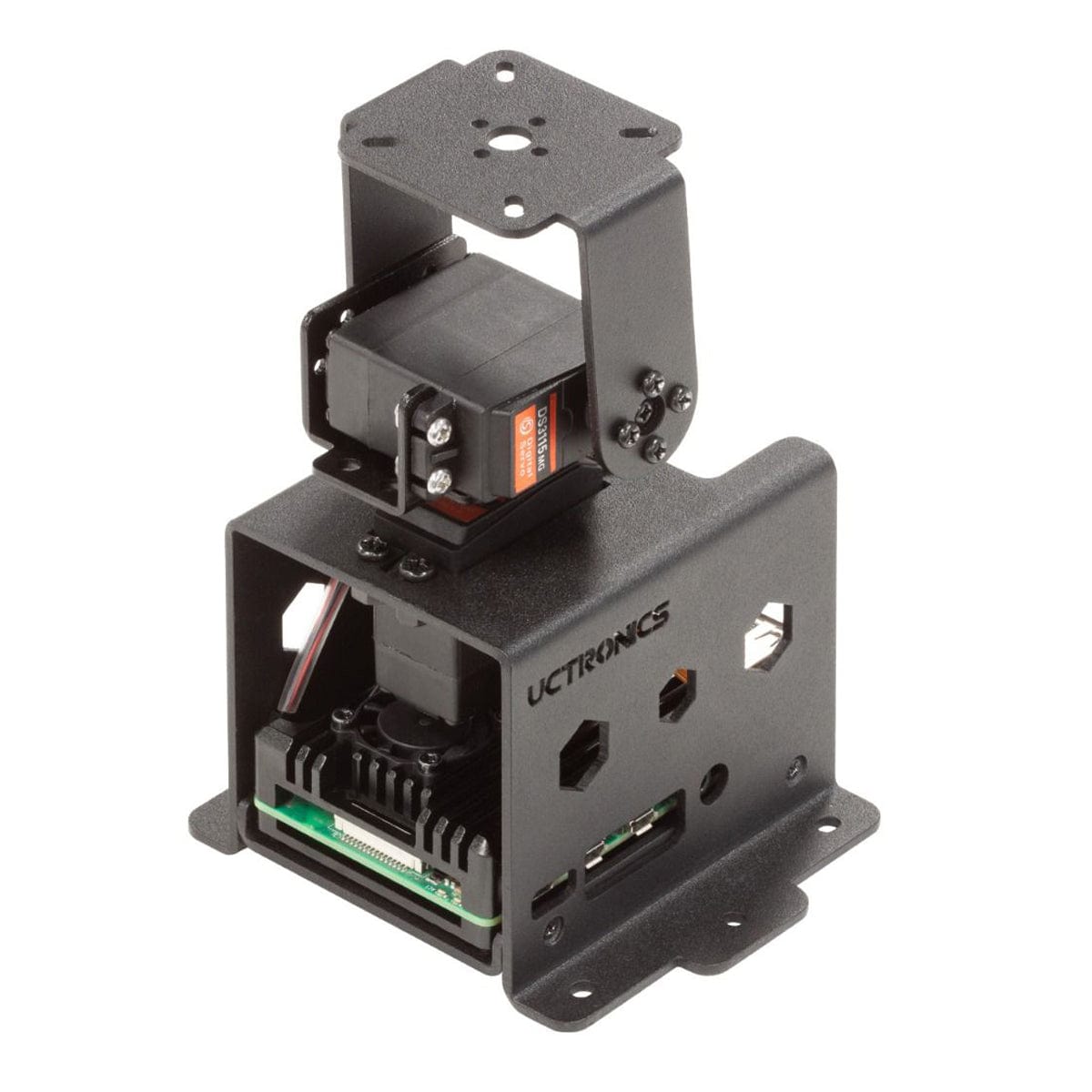 2 DoF Full Metal Pan Tilt Kit for Raspberry Pi 4 [Discontinued] - The Pi Hut