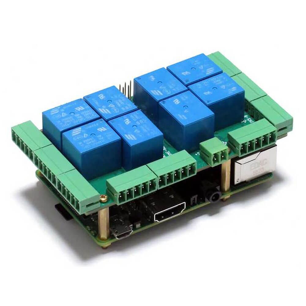 Home Automation 8-Layer Stackable HAT for Raspberry Pi | The Pi Hut