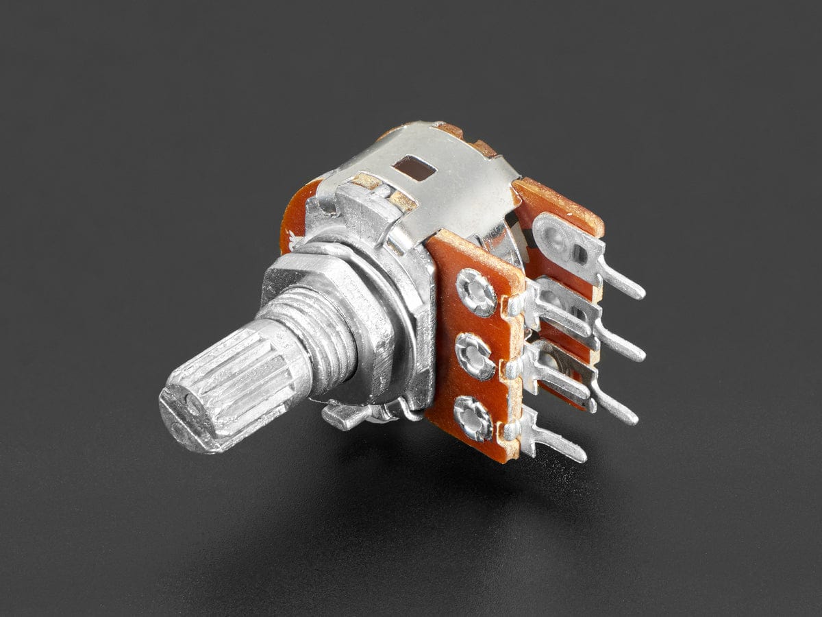Panel Mount 10k Dual Linear Potentiometer 10k Dual Linear [discontinued] The Pi Hut