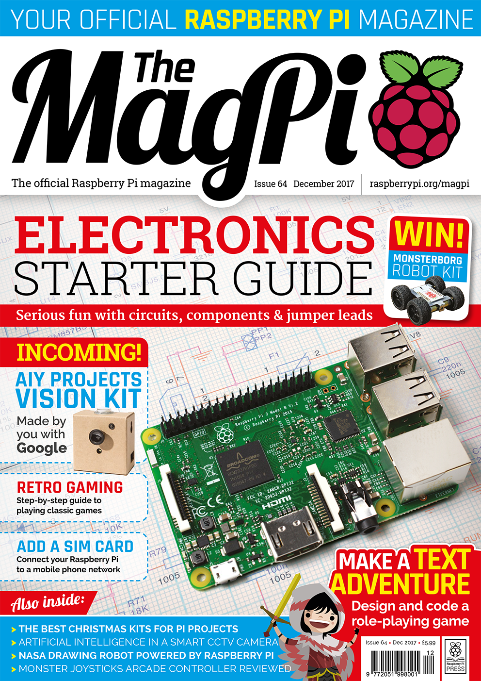Raspberry Pi Roundup - a new issue of The MagPi, a Twitter snow globe