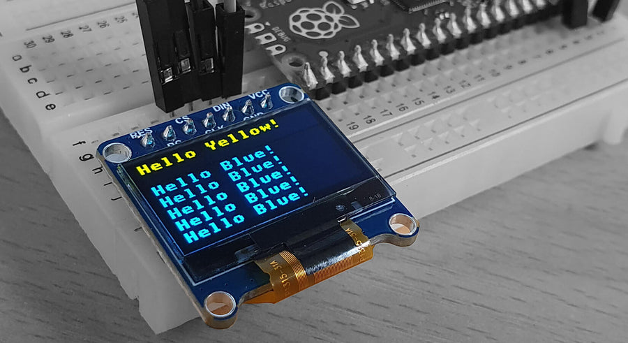 Using an SSD1315 OLED with the Raspberry Pi Pico | The Pi Hut