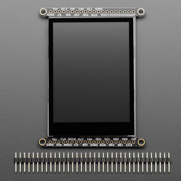 2.8" TFT LCD with Cap Touch Breakout Board w/MicroSD Socket - EYESPI ...