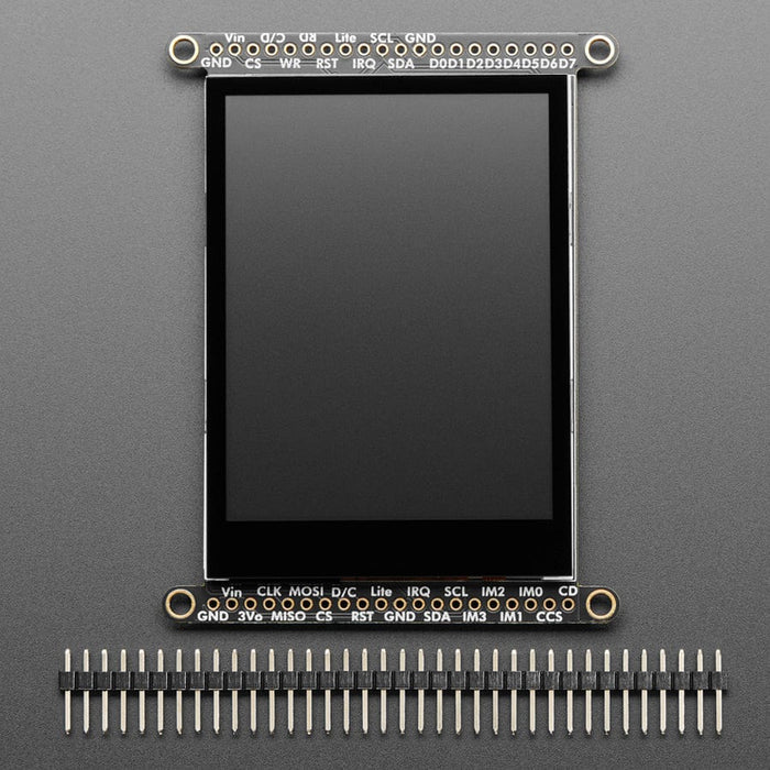 28 Tft Lcd With Cap Touch Breakout Board Wmicrosd Socket Eyespi Connector The Pi Hut