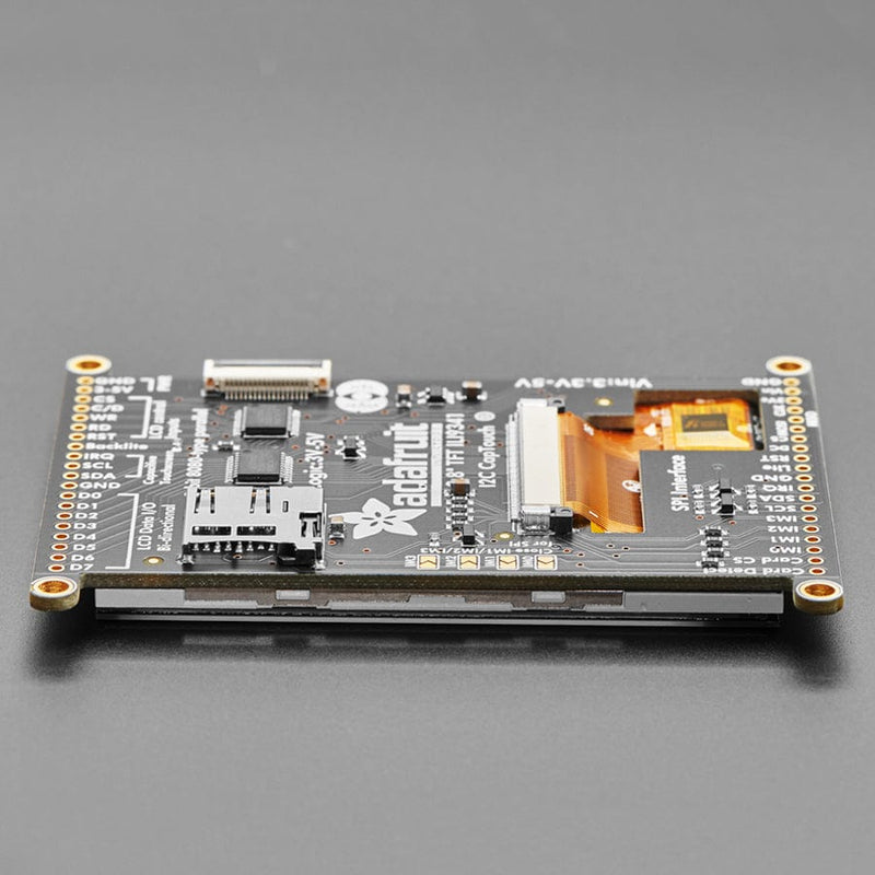 28 Tft Lcd With Cap Touch Breakout Board Wmicrosd Socket Eyespi Connector The Pi Hut