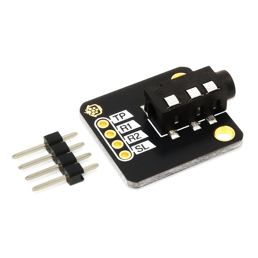 3.5mm Jack TRRS Breakout - Horizontal - The Pi Hut