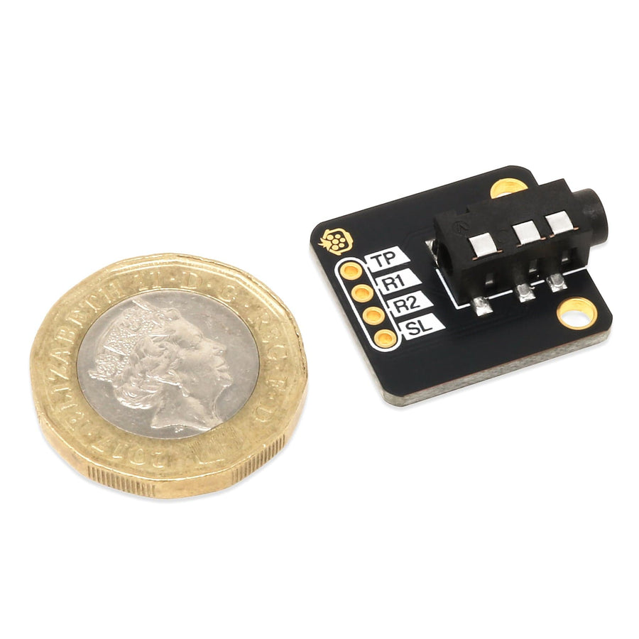 3.5mm Jack TRRS Breakout - Horizontal - The Pi Hut