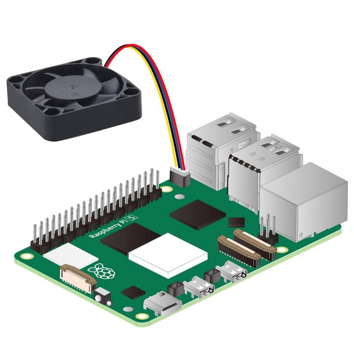 2x 40mm Cooling Fans for Raspberry Pi 5 - The Pi Hut