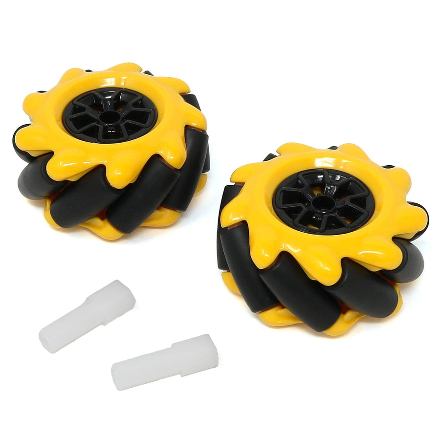 60mm Mecanum Wheel Set with Hubs | The Pi Hut