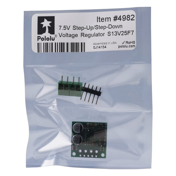 Pololu 7.5V 2.5A Step-Up/Step-Down Voltage Regulator S13V25F7 - The Pi Hut