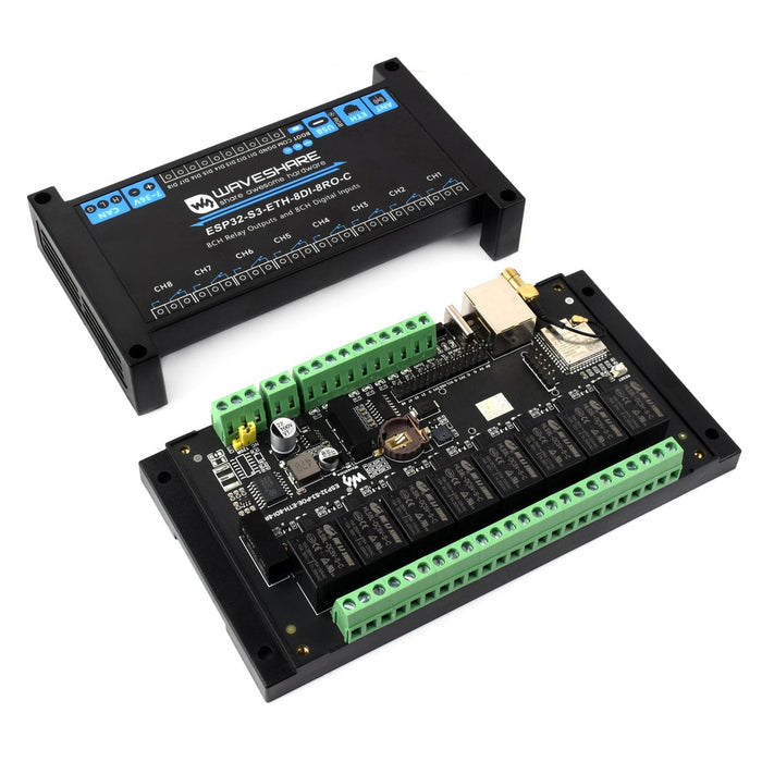 8-Channel ESP32-S3 Wi-Fi Relay Module with CAN Interface - The Pi Hut