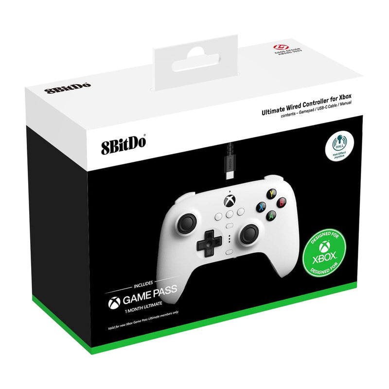 8BitDo Ultimate Wired Controller (Hall Effect Joystick) - The Pi Hut