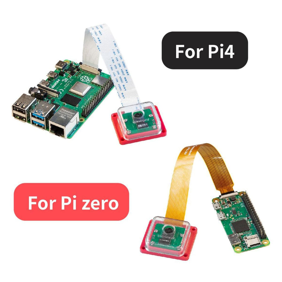 8MP IMX219 Fixed Focus Camera Module for Raspberry Pi (with ABS Case ...