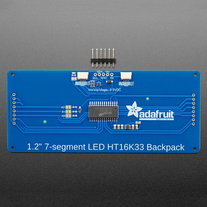 Adafruit 12 4 Digit 7 Segment Display Wi2c Backpack Red The Pi Hut