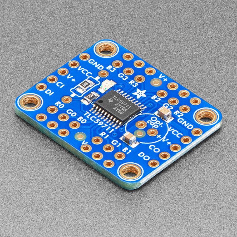 Adafruit 12-Channel 16-bit PWM LED Driver - SPI Interface (TLC59711 ...