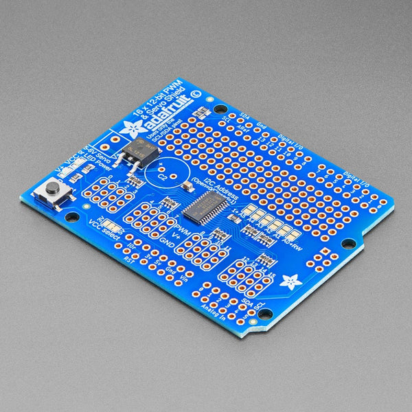 Adafruit 16-Channel 12-bit PWM/Servo Shield - I2C interface - The Pi Hut