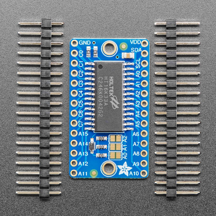 Adafruit 16 x 8 LED Matrix Driver Backpack - HT16K33 Breakout - The Pi Hut