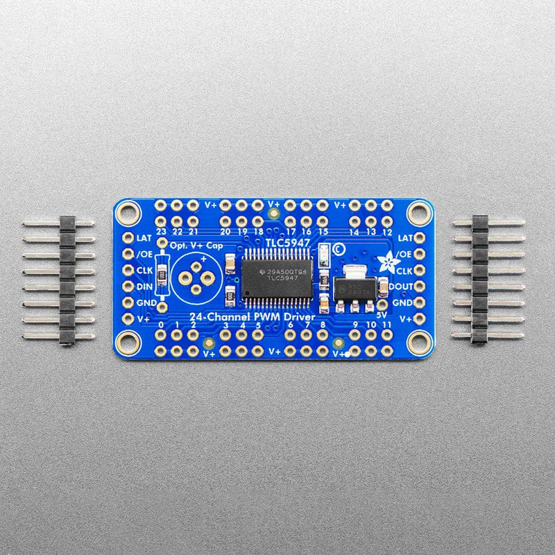 Adafruit 24-Channel 12-bit PWM LED Driver - SPI Interface (TLC5947) - The Pi Hut
