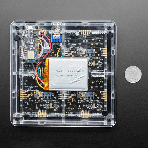 Adafruit 8 x 8 NeoTrellis Feather M4 Kit Pack - The Pi Hut