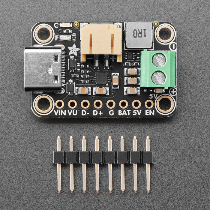 Adafruit bq25185 USB / DC / Solar Charger with 5V Boost Board - The Pi Hut