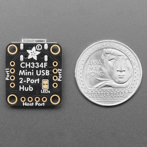Adafruit CH334F Mini 2-Port USB Hub Breakout - The Pi Hut