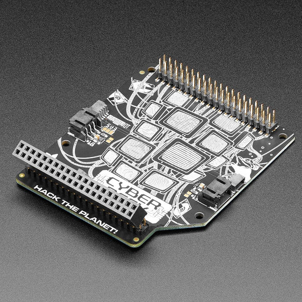 Adafruit CYBERDECK HAT for Raspberry Pi 500/400 - The Pi Hut