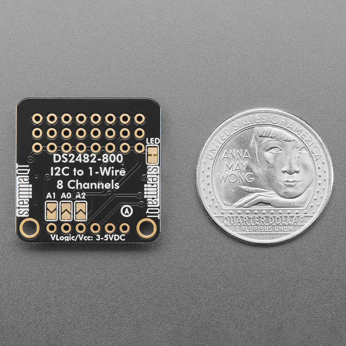 Adafruit DS2482S-800 8 Channel I2C to 1-Wire Bus Adapter - STEMMA QT ...