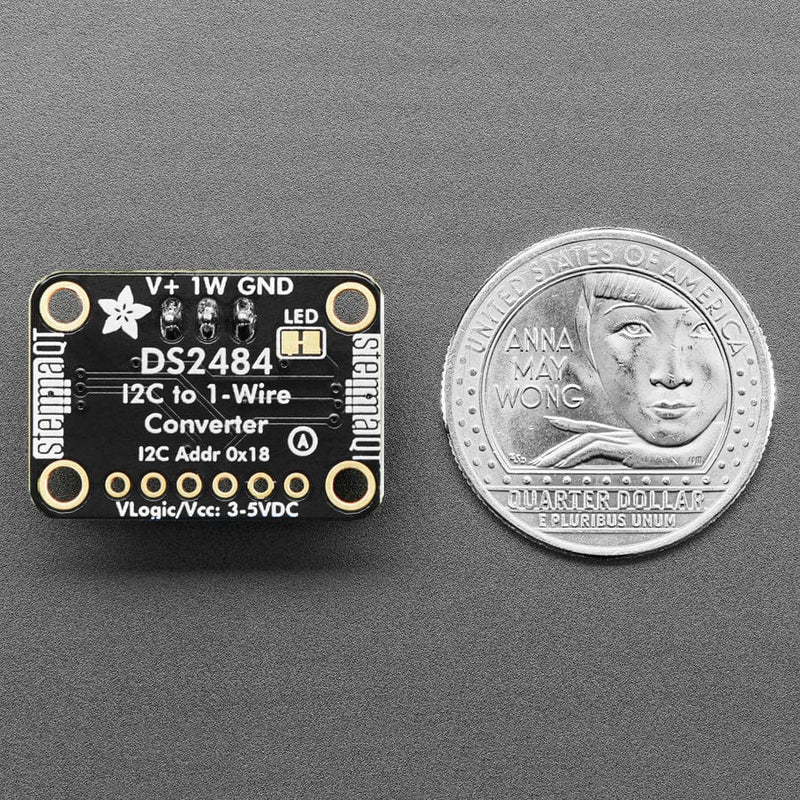 Adafruit DS2484 I2C to 1-Wire Bus Adapter Breakout - STEMMA QT / Qwiic ...