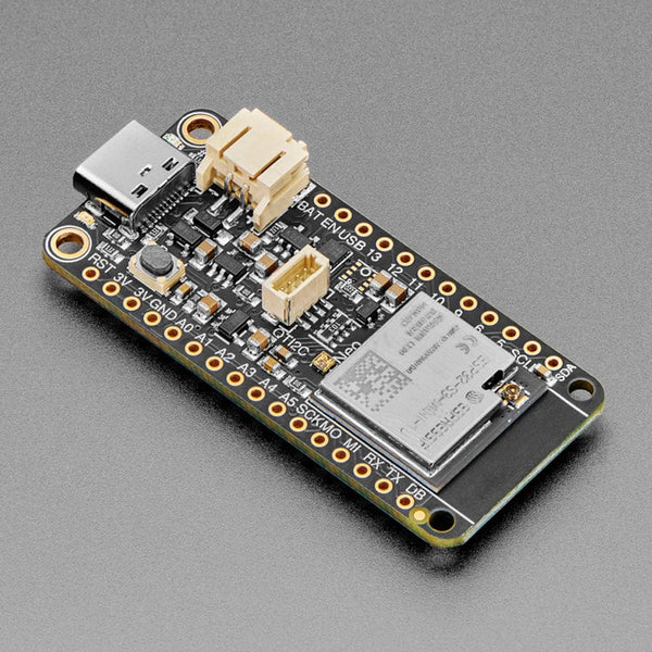 Adafruit ESP32-S3 Reverse TFT Feather with w.FL Antenna - The Pi Hut