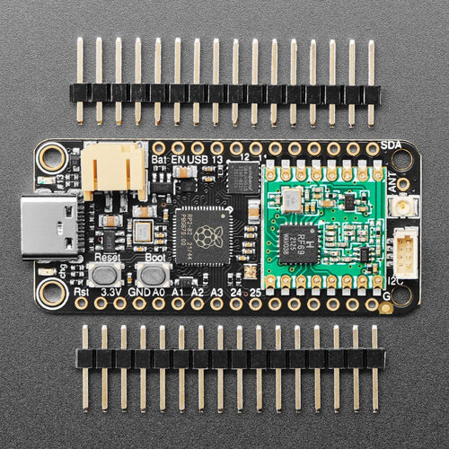 Adafruit Feather RP2040 RFM69 Packet Radio - 868 or 915MHz - RadioFruit ...