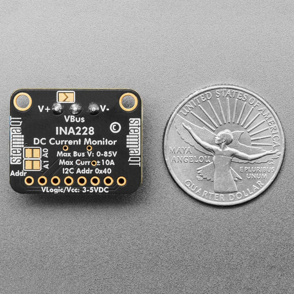 Adafruit INA228 - I2C 85V, 20-bit High or Low Side Power Monitor - The ...