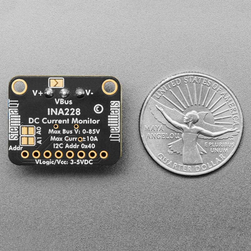 Adafruit INA228 - I2C 85V, 20-bit High or Low Side Power Monitor - The ...