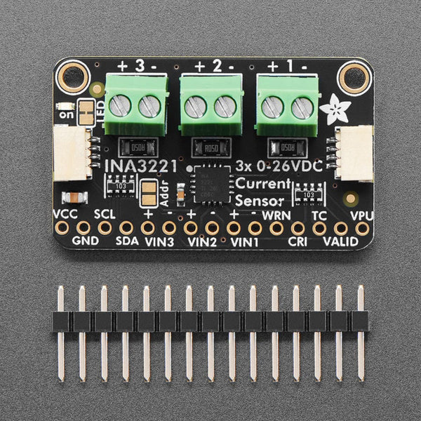 Adafruit INA3221 - Triple 0-26 VDC, ±3.2 Amp Power Monitor - STEMMA QT ...