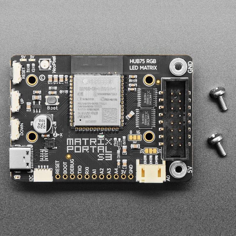 Adafruit Matrix Portal S3 Circuitpython Powered Internet Display The Pi Hut 9164