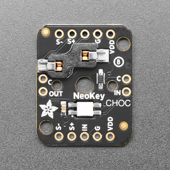 Adafruit NeoKey Socket Breakout for CHOC Key Switches with NeoPixel ...