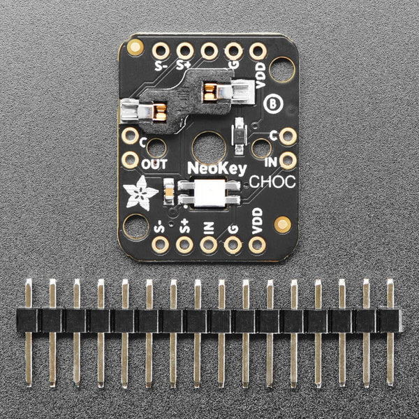 Adafruit NeoKey Socket Breakout for CHOC Key Switches with NeoPixel ...
