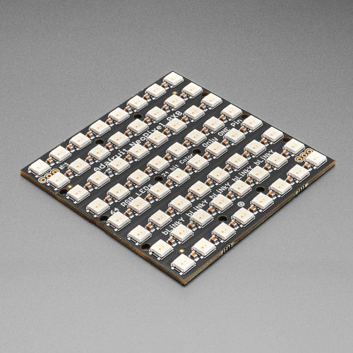 Adafruit NeoPixel NeoMatrix 8x8 - 64 RGB LED Pixel Matrix - The Pi Hut