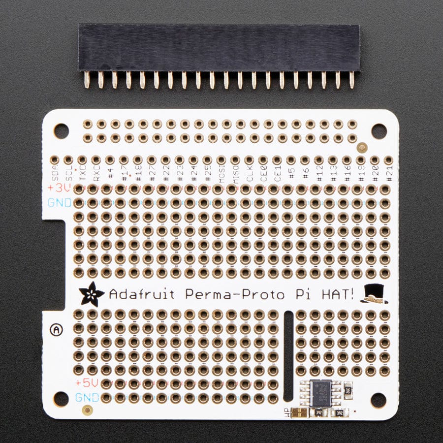 Adafruit Perma-Proto HAT for Pi Mini Kit - With EEPROM - The Pi Hut