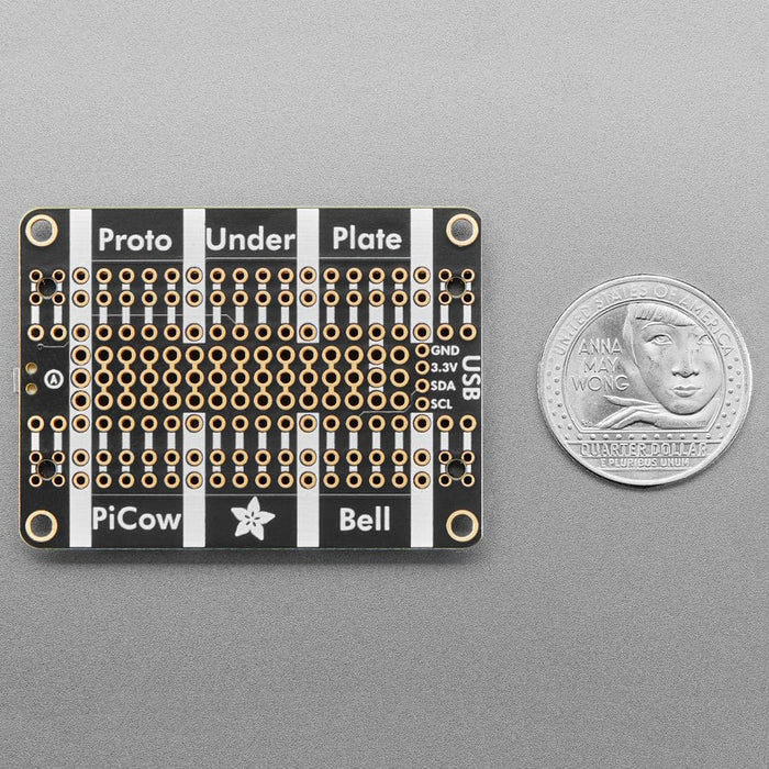 Adafruit Proto Under Plate PiCowBell for Pico - Reset Button & STEMMA ...