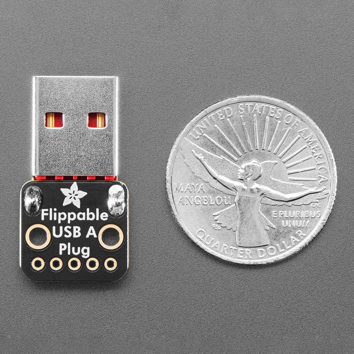 Adafruit Reversible USB Type A Plug Connector Breakout | The Pi Hut
