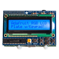 Adafruit Blue&White 16 x 2 LCD+Keypad Kit for Raspberry Pi | The Pi Hut