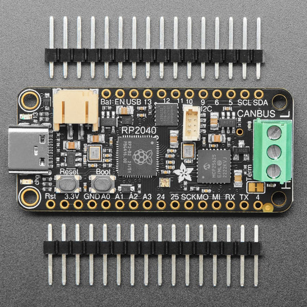 Adafruit RP2040 CAN Bus Feather with MCP2515 CAN Controller - STEMMA QT ...