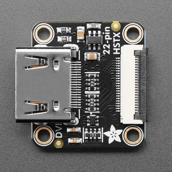 Adafruit RP2350 22-pin FPC HSTX to DVI Adapter for HDMI Displays - The ...