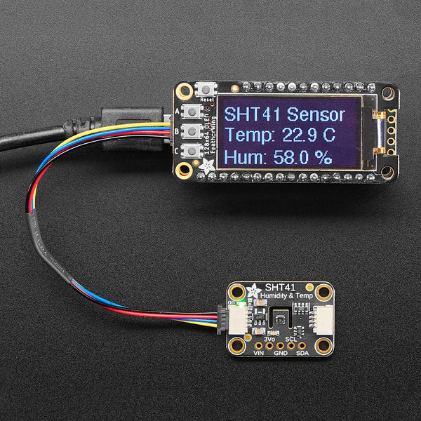Adafruit Sensirion SHT41 Temperature & Humidity Sensor - STEMMA QT ...