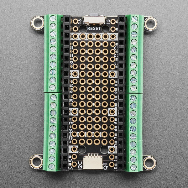 Adafruit Terminal PiCowbell for Pico with Pre-Soldered Sockets - Reset ...