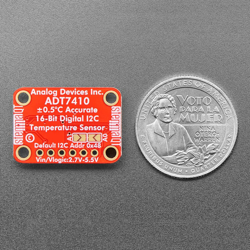 ADT7410 High Accuracy I2C Temperature Sensor Breakout Board | The Pi Hut