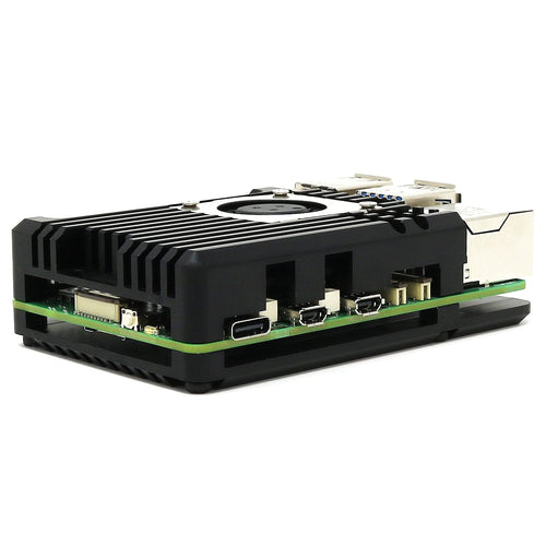 Aluminium Armour Blower Fan Heatsink Case For Raspberry Pi 5 The Pi Hut