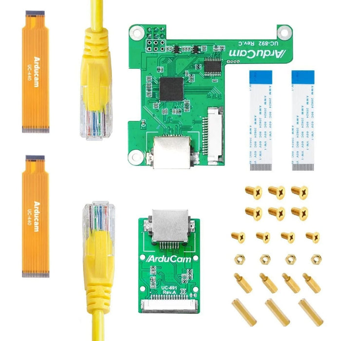 Arducam LAN Cable Extension Kit for Raspberry Pi Camera - The Pi Hut