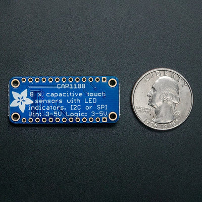 CAP1188 - 8-Key Capacitive Touch Sensor Breakout - I2C or SPI - The Pi Hut